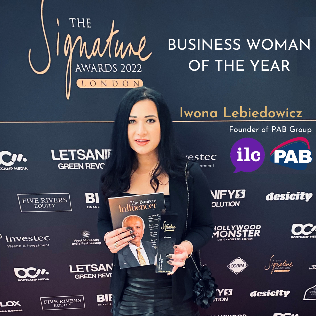 Iwona Lebiedowicz - Business Women of the Year at the Signature Awards ...