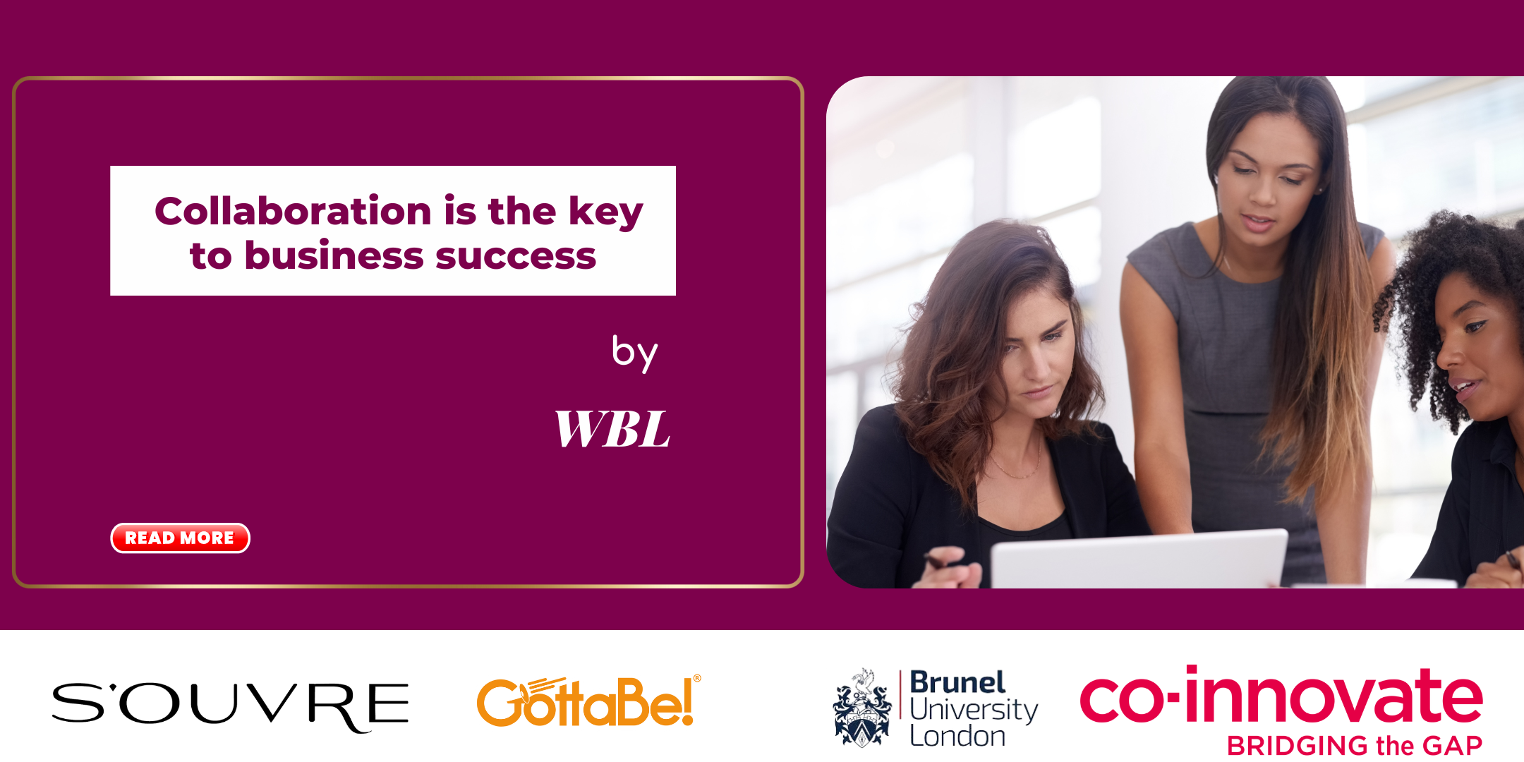 Collaboration is the key to business success.